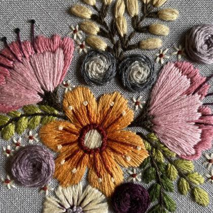 Summer Bouquet Floral Pdf Pattern Diy Pattern Roses Pdf on Luulla